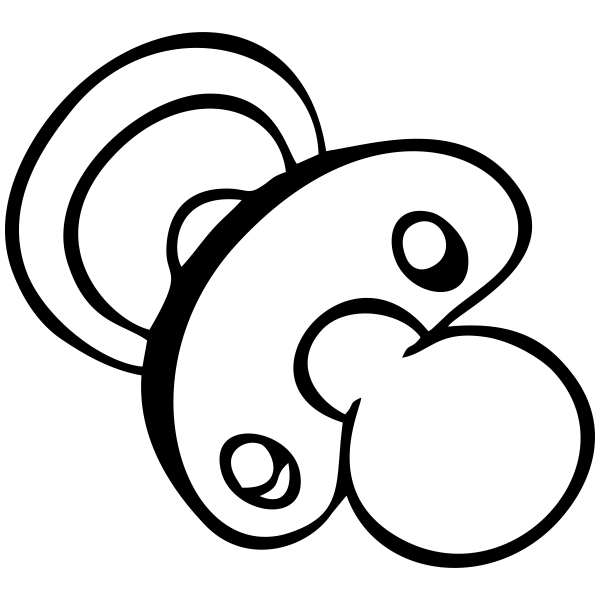 Baby Pacifier Template Printable