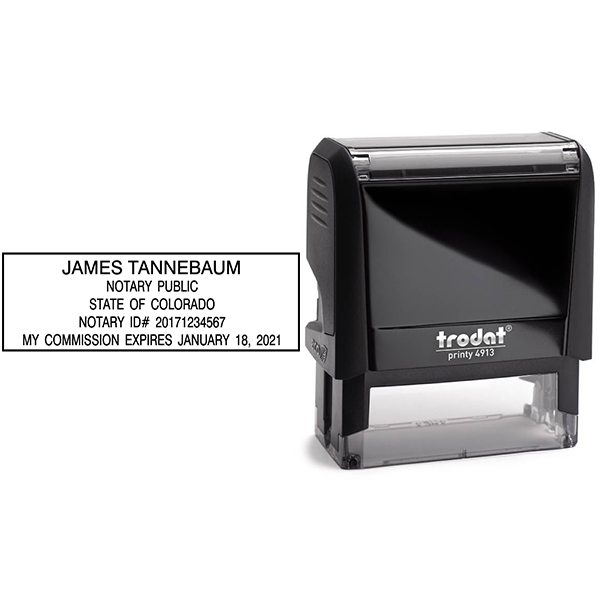 Colorado Notary Rectangle Stamp - Simply Stamps