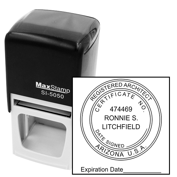 Arizona Stamp - Architect Expiration Date Seal - Simply Stamps